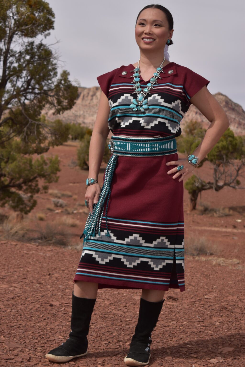 Mountain Warrior Spirit Rug Dress - Hoolaagoo