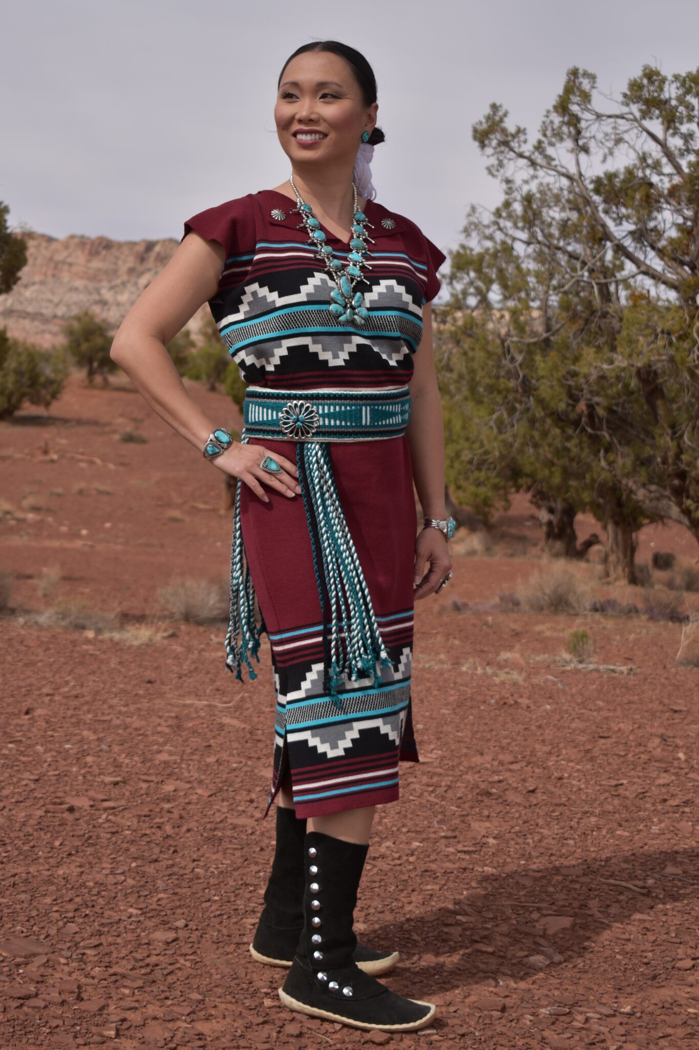 Mountain Warrior Spirit Rug Dress - Hoolaagoo